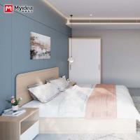 China Custom Apartment Furniture Factory – Eco-Friendly Panel Single Beds with Matching Desks & Wardrobes, Ready for Bulk Orders and Tailored Solutions. for sale