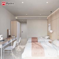 China Custom Apartment Furniture Factory – Eco-Friendly Panel Single Beds with Matching Desks & Wardrobes, Ready for Bulk Orders and Tailored Solutions. for sale