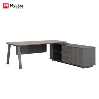China Premium Executive Workstation with Integrated Storage Side Cabinet – Elegant Design Meets Maximum Efficiency. for sale