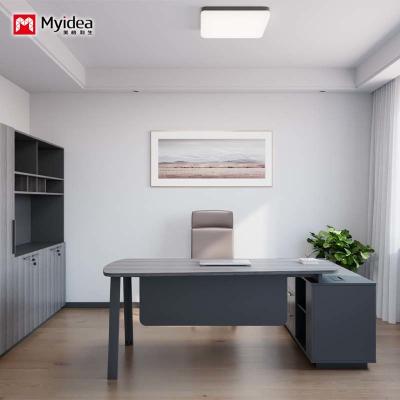 China Premium Executive Workstation with Integrated Storage Side Cabinet – Elegant Design Meets Maximum Efficiency. for sale