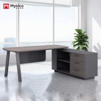 China Premium Executive Workstation with Integrated Storage Side Cabinet – Elegant Design Meets Maximum Efficiency. for sale