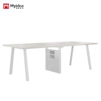 China Steel Office Furniture Meeting Table Modern Conference Desk Support customization for sale