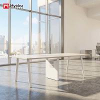 China Steel Office Furniture Meeting Table Modern Conference Desk Support customization for sale