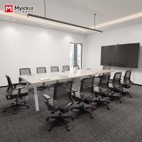 China Steel Office Furniture Meeting Table Modern Conference Desk Support customization for sale