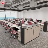 China Glass-Screened Office Cubicle Desk – Stylish and Functional for Open-Plan Workplaces. for sale