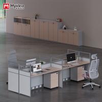 China Private Single Workstation with Glass Panel Screen – Ideal for Open-Plan Office Privacy. for sale