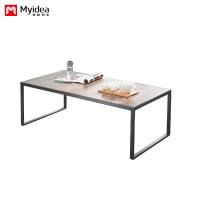 China Two-Tone Modular Office Coffee Table with Steel Legs – A Stylish and Modern Centerpiece for Collaborative Spaces. for sale
