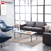 China Two-Tone Modular Office Coffee Table with Steel Legs – A Stylish and Modern Centerpiece for Collaborative Spaces. for sale