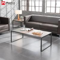 China Two-Tone Modular Office Coffee Table with Steel Legs – A Stylish and Modern Centerpiece for Collaborative Spaces. for sale