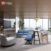 China Commercial-Grade Eco-Friendly Fabric Bar Stool with Natural Wood Base Contemporary Design for Cafs Restaurants Boutique Hotels for sale