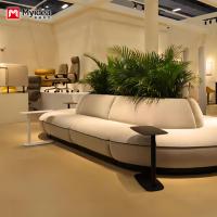 China Modern Eco-Friendy Side Table Panel Board Top Metal Legs Sleek Easy Move for Villa Hotel Home Office Commercial Interiors for sale