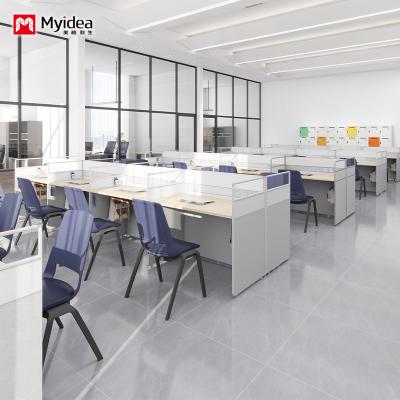 China Commercial-Grade Single Cubicle with Glass-Integrated Divider – Durable, Space-Efficient, and Professional for Corporate Workplaces. for sale