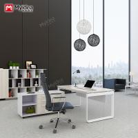 China Premium Executive Desk with Heavy-Duty Steel Legs and Sustainable Board Surface – A Perfect Balance of Power, Stability, and Eco-Conscious Design. for sale