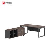 China Premium Executive Desk with Heavy-Duty Steel Legs and Sustainable Board Surface – A Perfect Balance of Power, Stability, and Eco-Conscious Design. for sale