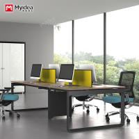 China Reinforced Steel-Legged Workstation with Integrated Screen – Sturdy, Private, and Built for Long-Term Office Use for sale