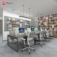 China Reinforced Steel-Legged Workstation with Integrated Screen – Sturdy, Private, and Built for Long-Term Office Use for sale