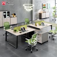 China Modular Staff Workstation with Storage Side Cabinet, Heavy-Gauge Steel Legs, and Privacy Screen – A Durable, Space-Saving Solution for Corporate Team Areas. for sale