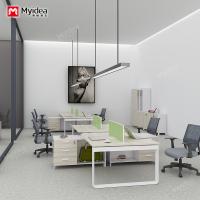 China Modular Staff Workstation with Storage Side Cabinet, Heavy-Gauge Steel Legs, and Privacy Screen – A Durable, Space-Saving Solution for Corporate Team Areas. for sale