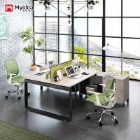 China Modular Staff Workstation with Storage Side Cabinet, Heavy-Gauge Steel Legs, and Privacy Screen – A Durable, Space-Saving Solution for Corporate Team Areas. for sale