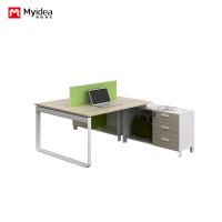 China Modular Staff Workstation with Storage Side Cabinet, Heavy-Gauge Steel Legs, and Privacy Screen – A Durable, Space-Saving Solution for Corporate Team Areas. for sale