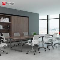 China Commercial-Grade Conference Table with Reinforced Steel Base, Green Certified Panel, and Integrated Cable Channels – Ideal for Corporate Boardrooms and Training Hubs. for sale