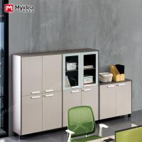 China Eco-Friendly File Cabinet with Glass Doors, Aluminum Handles, and Key Lock – Secure, Stylish, and Sustainable Office Storage. for sale