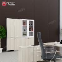 China Eco-Friendly File Cabinet with Glass Doors, Aluminum Handles, and Key Lock – Secure, Stylish, and Sustainable Office Storage. for sale