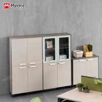 China Eco-Friendly File Cabinet with Glass Doors, Aluminum Handles, and Key Lock – Secure, Stylish, and Sustainable Office Storage. for sale