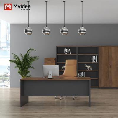 China Commercial-Grade Manager Workstation with Integrated Storage Unit – Reinforced Panel Construction, Ideal for Executive Suites and Private Offices. for sale