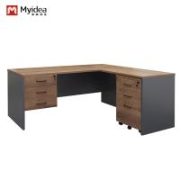 China Commercial-Grade Manager Workstation with Integrated Storage Unit – Reinforced Panel Construction, Ideal for Executive Suites and Private Offices. for sale