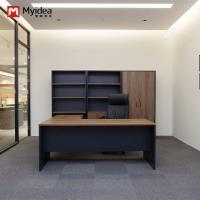 China Commercial-Grade Manager Workstation with Integrated Storage Unit – Reinforced Panel Construction, Ideal for Executive Suites and Private Offices. for sale