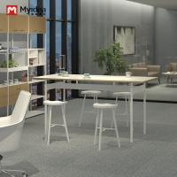 China Small Office Bar Table – Steel-Legged, Sturdy, and Perfect for Casual Meetings. for sale