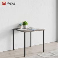 China Modern Office Bar Table with Sturdy Steel Legs – A Durable, Space-Efficient Counter for Breakrooms, Coffee Stations, and Casual Work Areas. for sale