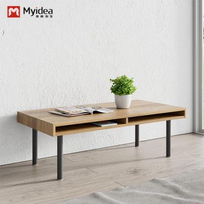 China Modern Office Reception Coffee Table with Sturdy Steel Legs – A Durable, Space-Efficient Table for Waiting Areas, Breakrooms, and Guest Lounges. for sale