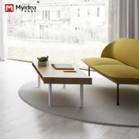 China Modern Office Reception Coffee Table with Sturdy Steel Legs – A Durable, Space-Efficient Table for Waiting Areas, Breakrooms, and Guest Lounges. for sale