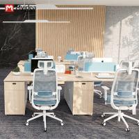 China Staff Desk with Thickened Steel Legs and Privacy Screen – Heavy-Duty Construction for Durable and Focused Workstations. for sale