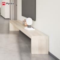 China Modern Minimalist TV Stand – All-Board Design with Thickened Eco-Friendly Panels, Sturdy, Durable, and Perfect for Homes, Apartments, and Commercial Spaces. for sale