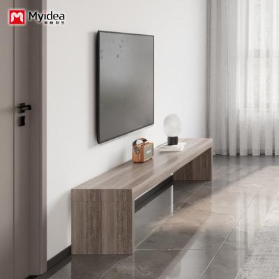 China Modern Minimalist TV Stand – All-Board Design with Thickened Eco-Friendly Panels, Sturdy, Durable, and Perfect for Homes, Apartments, and Commercial Spaces. for sale