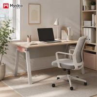 China Single Staff Desk with Steel Legs – Compatible with Mobile Pedestal Units for Flexible and Organized Workstations. for sale