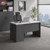 China Single Staff Desk with Storage Side Cabinet – Made from Thickened Eco-Friendly Board for Durability and Everyday Office Use for sale
