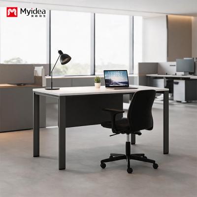 China Steel-Legged Single Workstation – Pair with a Mobile File Cabinet for Extra Storage, Ideal for Modern Offices. for sale