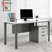 China Steel-Legged Single Workstation – Pair with a Mobile File Cabinet for Extra Storage, Ideal for Modern Offices. for sale