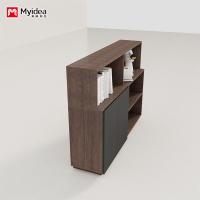 China Low Lateral File Cabinet, Space-Saving Back Storage Unit Made of Eco-Friendly Thickened Wood Board for sale