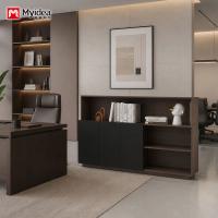 China Low Lateral File Cabinet, Space-Saving Back Storage Unit Made of Eco-Friendly Thickened Wood Board for sale