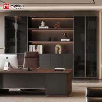 China Aluminum-Frame Glass Door Bookcase, Large-Capacity Lateral File Cabinet, Made of Eco-Friendly Thickened Board for Office Use for sale