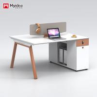 China Complete Employee Workstation Desk – Features a Spacious Storage Side Cabinet, Durable Steel Leg Support, Fully Integrated Power System with Outlets & USB Ports, and a Desktop Screen for Focuse for sale