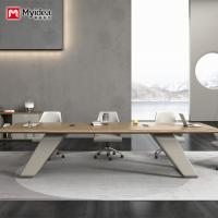 China Premium Conference Table for Meeting Rooms – Durable Steel Leg Support, Fully Integrated Power System with AC Outlets and USB Charging Ports for Effortless Device Connectivity for sale