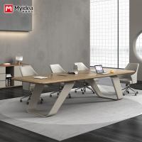 China Premium Conference Table for Meeting Rooms – Durable Steel Leg Support, Fully Integrated Power System with AC Outlets and USB Charging Ports for Effortless Device Connectivity for sale