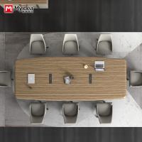 China Premium Conference Table for Meeting Rooms – Durable Steel Leg Support, Fully Integrated Power System with AC Outlets and USB Charging Ports for Effortless Device Connectivity for sale