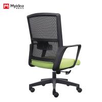 China Swivel Office Mesh Chair for Employees, High-Density Foam Seat, Air-Flow Mesh Back, Mute Universal Wheels, and Safe Height-Adjustable Gas Lift for sale
